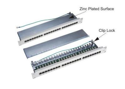 China 24 Port STP Cat.6 Patch Panel for sale
