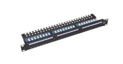 China 24 Port UTP Cat.5E Patch Panel for sale