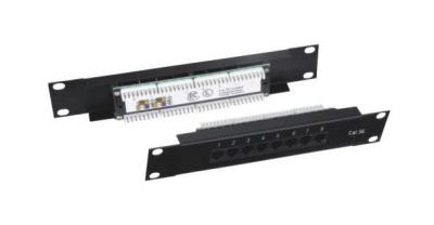 China 10 Inch 8 Ports Cat.5E Patch Panel for sale