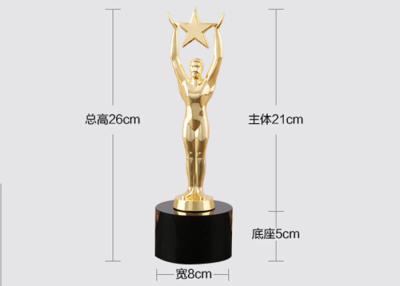 China 260mm Höhen-kundenspezifische Metalltrophäen, Sport-Wettbewerbs-kundenspezifische Trophäen-Preise zu verkaufen