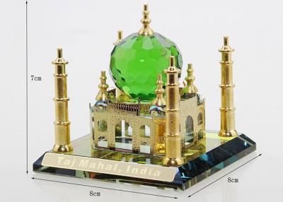 Cina La replica di cristallo miniatura 80*80*70mm del Taj Mahal per il viaggio commemora in vendita