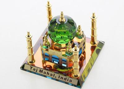 Cina La replica di cristallo miniatura 80*80*70mm del Taj Mahal per il viaggio commemora in vendita