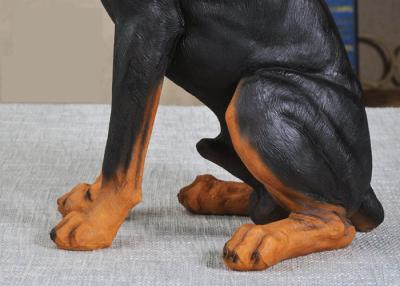 China Hond van de hars de Materiële Simulatie voor van het Tuindecoratie/Huis Veiligheid Te koop