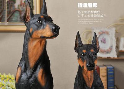 China Hond van de hars de Materiële Simulatie voor van het Tuindecoratie/Huis Veiligheid Te koop
