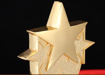China Höhe der Goldgravierte silberne Bronze personifizierte Trophäen-Schalen-330mm mit 3D Stern zu verkaufen
