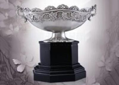 China Big Size Custom Custom Trophy Cup Alloy Top Wood Base For Team Winners Awards for sale