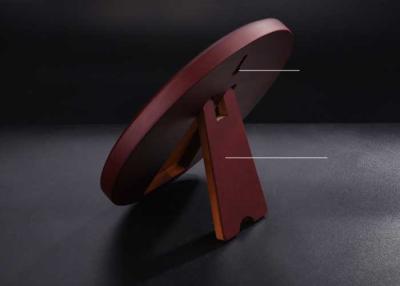 China De ronde Toekenning vormt Trofeeën, de Kop 3d Gegraveerd Embleem van de Okkernoothout Gepersonaliseerd Trofee tot een kom Te koop