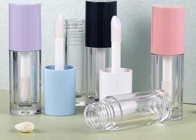 Quality 6ml plastic Pink Custom Private Label Lip Glaze Tube Packaging Lip Gloss Tube for sale