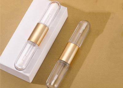 Quality Double headed 4ml clear Lip Gloss Empty Lipgloss Tubes for new deign for sale