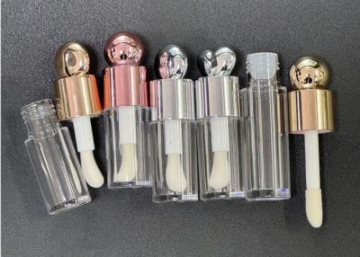 China 6ml silver gold Lip Tint Bottle Private Label Big Doe Foot Luxury Lip Gloss Tubes for Girls for sale