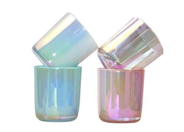 Quality Glass Cylinder Candle Holder with Rounded Base 8 10 12 15 16 oz Tumbler Candle Vessel for Christmas for sale