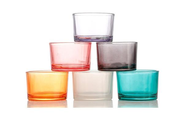 Quality Custom Style 140ml Luxury Christmas Present Candle Vessels Empty Luxury Glass Candle Jars for Candle for sale