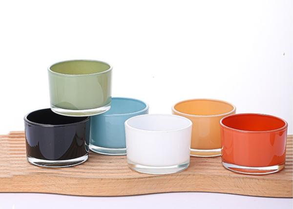 Quality 140ml Home Decoration Glass Scented Candle Jars With Lids and Box Sets for sale