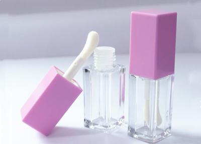 China Cuadrado 5ml Purple Green Lip Gloss Tube Logotipo personalizado Tubo de Gloss Laboral Vacío Embalaje cosmético en venta
