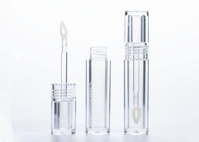 China Custom 3.5ml Clear Lip Gloss Tube Plastic Empty Cosmetic Liquid Lipstick Tube for sale
