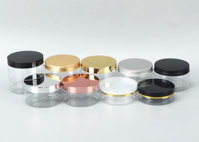 China Plastic Packaging Jars with Plastic Lid Food Grade Jelly Jar Eco Friendly Wide Mouth Clear White Black Plastic Pet Jar for sale