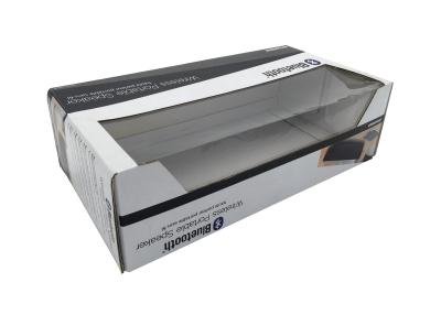 China Clear Window Corrugated Cardboard Boxes Packaging Double Wall Customize for sale