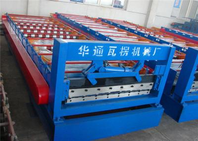 Cina Rotolo d'acciaio di colore freddo che forma macchina per i pannelli ondulati del tetto in vendita