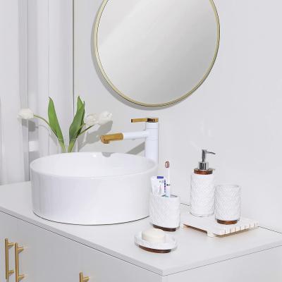 Cina Bagno ceramico bianco su ordinazione messo per il ODM dell'OEM della doccia della decorazione dell'hotel in vendita
