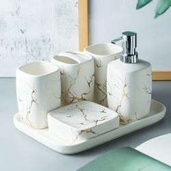 Cina Gli accessori di lusso su ordinazione del bagno della ceramica, bagno di marmo mette per il regalo domestico dell'hotel in vendita