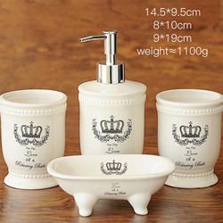 Cina Intorno a 4 pezzi il bagno ceramico ha messo bianco lustrato per l'hotel domestico in vendita