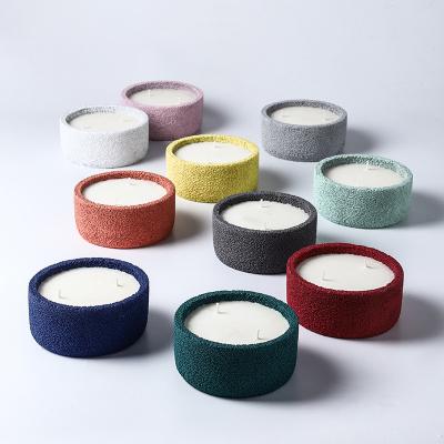 Cina Porta-candela ceramico fatto a mano decorativo sentito per la decorazione domestica in vendita