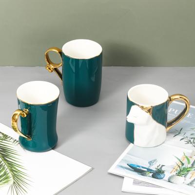 Cina Tazze di caffè ceramiche fatte a mano con capacità del modello 400ml del fronte di Fox in vendita