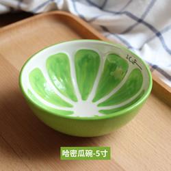 Cina Ciotola ceramica bollente dipinta a mano creativa, ciotole del gelato della porcellana del modello dell'anguria in vendita