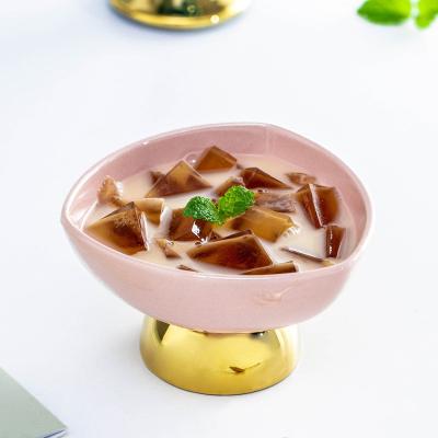Cina Tazza domestica ceramica della decorazione della porcellana per l'OEM del dessert alla panna del ghiaccio in vendita