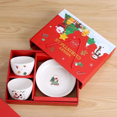 Cina Stoviglie domestiche ceramiche personalizzabili della decorazione per il regalo di Natale in vendita