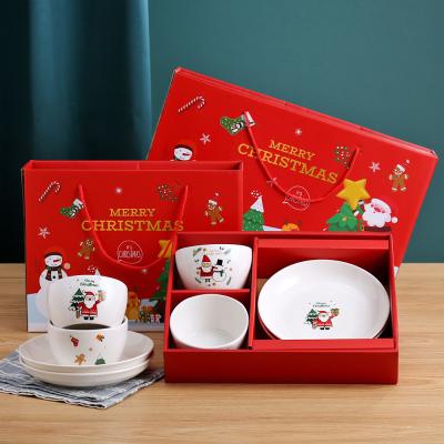 Cina Stoviglie domestiche ceramiche personalizzabili della decorazione per il regalo di Natale in vendita