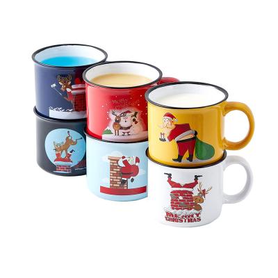 Cina Decorazione domestica ceramica del ODM dell'OEM, tazza di caffè ceramica per il Natale di Halloween in vendita
