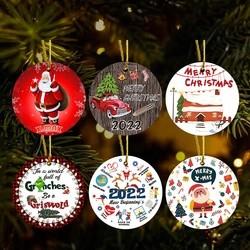 Cina L'albero di Natale d'attaccatura ceramico su ordinazione orna per la decorazione di festa di festival in vendita
