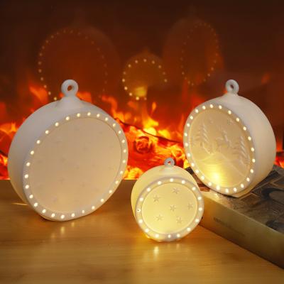 Cina DIY che decora il regalo ceramico di anniversario, ornamenti della palla di Natale per il partito domestico dell'hotel in vendita