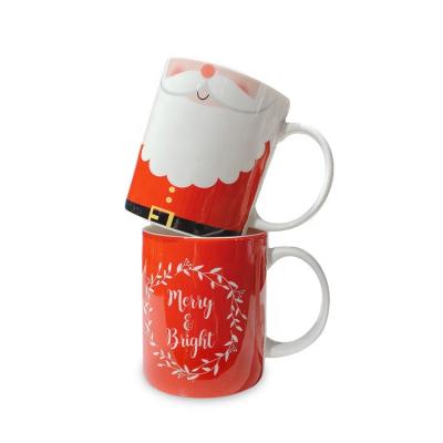 Cina LOGO Ceramic Anniversary Gift Mugs su misura per il tè del caffè in vendita