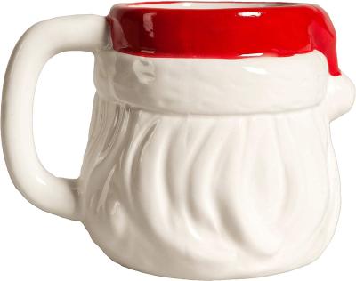 Cina 3D Santa Claus Ceramic Anniversary Gift Mug per l'OEM del regalo di Natale in vendita