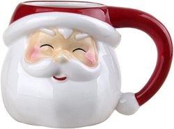 Cina 3D Santa Claus Ceramic Anniversary Gift Mug per l'OEM del regalo di Natale in vendita