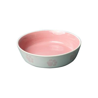 Cina Ciotola dell'acqua dell'animale domestico di Safe White Ceramic della lavastoviglie per gli animali domestici che alimentano piatto in vendita