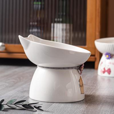 Cina Ciotola dell'acqua di Safe Ceramic Pet della lavastoviglie, ciotola sicura del cane di viaggio di microonda facile da pulire in vendita