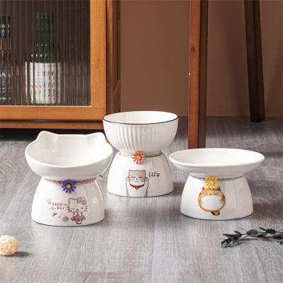 Cina Ciotola dell'acqua di Safe Ceramic Pet della lavastoviglie, ciotola sicura del cane di viaggio di microonda facile da pulire in vendita