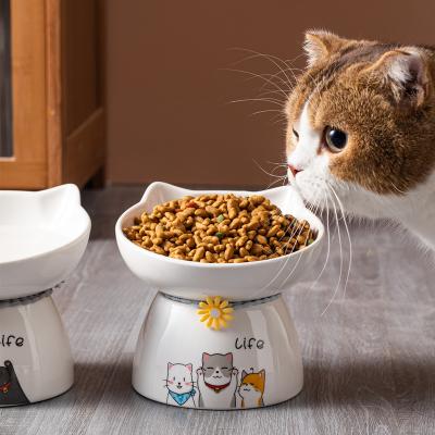 Cina Ciotola dell'acqua di Safe Ceramic Pet della lavastoviglie, ciotola sicura del cane di viaggio di microonda facile da pulire in vendita