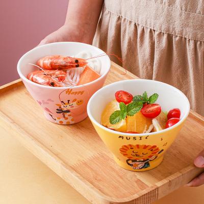 Cina Customized Printing Tableware Bowl Pack 6 Inch Ceramic Bowl in vendita