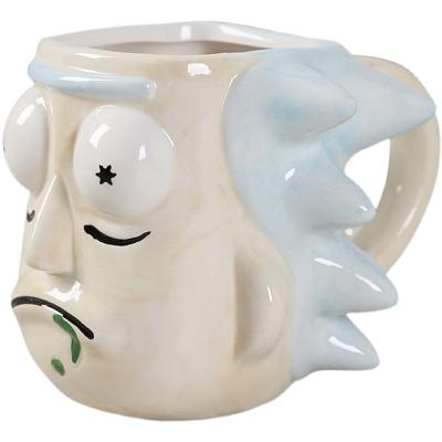 Cina Cartoon Anime Coffee Mug 3D Ceramic Mug Home Office Kettle Convenient Gift in vendita