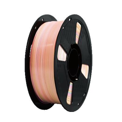 China Biodegradable PLA 1.75mm 3D Printer Filament Macaron Color Gradient for Decorative Crafts for sale