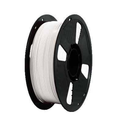 China Pure White Color PETG Filament 1.75mm 3D Printer Filament 1kg Per Roll Vacuum Packaged for sale