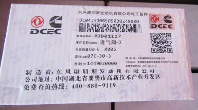 China Cummins 6BT Engine Intake Valves 3901117 for sale