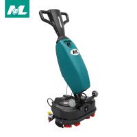 Quality Double Brush industrial Mini Floor Scrubber Machine With 560mm Squeegee And 6L for sale