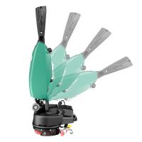 China Battery Powered Mini Floor Scrubber Buffer Cleaning Machine Hand Pushed Industrial for sale