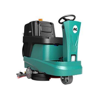 China Auto Ride On Cleaning Machine Floor Scrubber 90L Tank ODM for sale