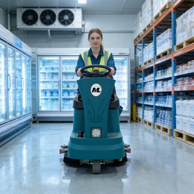 China Heavy Duty OEM Ride On Floor Cleaning Machine Perfect for Logistics and Manufacturing for sale